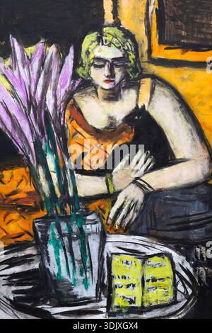 Max Beckmann painting in New National Gallery in Berlin Germany. (Neue ...