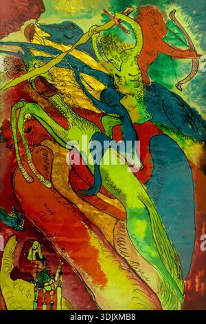 Angel of the Last Judgment, Wassily Kandinsky, 1911 Stock Photo - Alamy