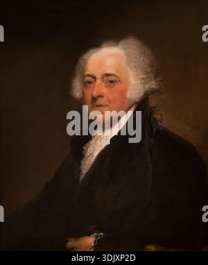 John Adams, Gilbert Stuart, circa 1821 Stock Photo - Alamy