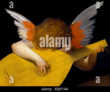 Musical Angel, by Rosso Fiorentino, 1521, Uffizi Gallery, Florence ...