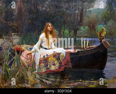 'The Lady of Shalott', John William Waterhouse 1888, Tate Britain and ...