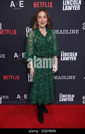 Los Angeles, USA. 28th Jan, 2026. Becki Newton arriving to ‘The Lincoln ...