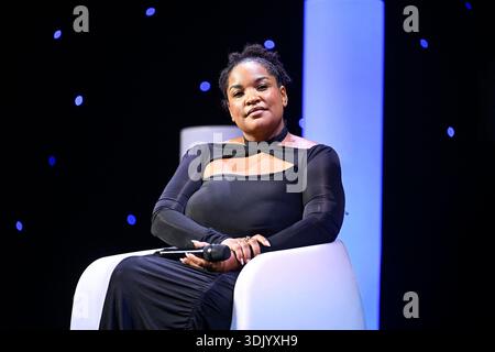 Kelly Massol during a meeting of the New Republic Night of Renaissance ...