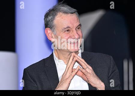 Bruno Cautres during a meeting of the New Republic Night of Renaissance ...