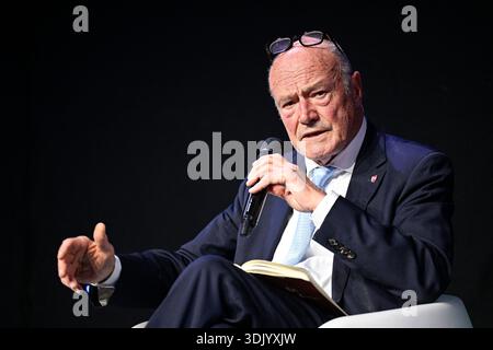 Alain Rousset during a meeting of the New Republic Night of Renaissance ...