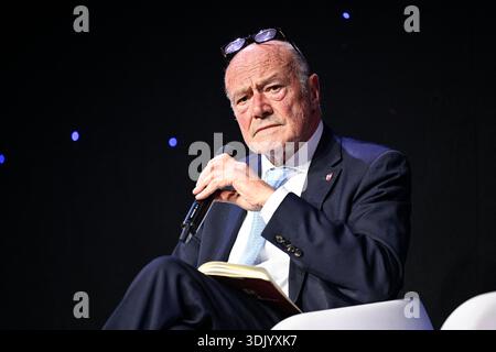 Alain Rousset during a meeting of the New Republic Night of Renaissance ...