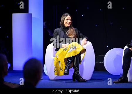 Rachel-Flore Pardo during a meeting of the New Republic Night of ...