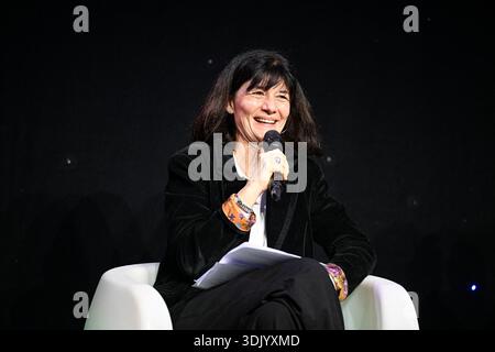 Claire Gagnaire during a meeting of the New Republic Night of ...