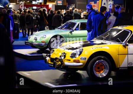 Stand Alpine during the Retromobile motorshow 2026 at the Paris Expo ...
