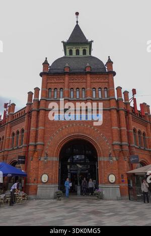 Sweden, Stockholm, Ostermalm district, Ostermalms Saluhall (Market Food ...