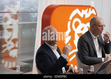 ING CEO Peter Adams pictured during a press conference to announce the ...