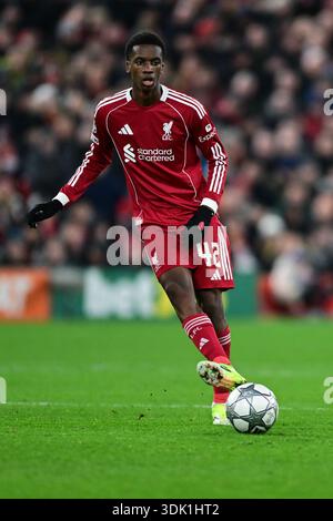 Liverpool, England, 28th January 2026. Andrew Robertson of Liverpool ...