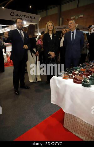 Infanta Elena and Raquel Revuelta attending Simof 2026 in Sevilla on ...