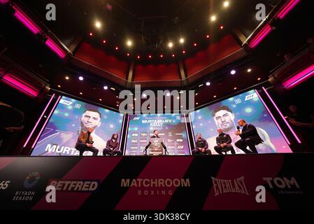 A general view of Egis Klimas, Bakhram Murtazaliev, Jamie Ward, Josh ...