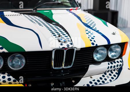Stand BWM ART CAR during the Retromobile motorshow 2026 at the Paris ...