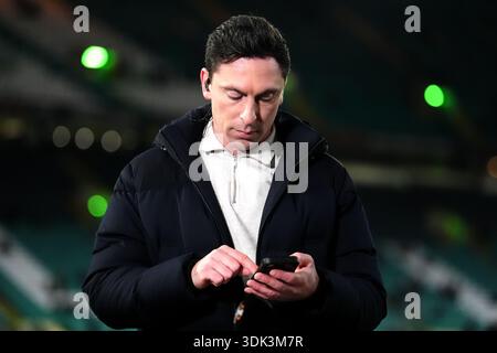 Ayr United manager Scott Brown before the UEFA Europa League match at ...