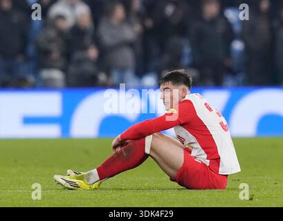 Birmingham, England, 29th January 2026. Morgan Rogers of Aston Villa in ...