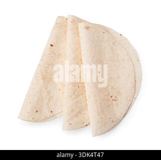 Fresh thin lavash on white background Stock Photo - Alamy