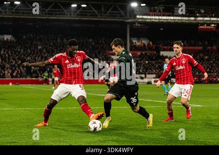 29th January 2026; The City Ground, Nottingham, England; UEFA Europa ...