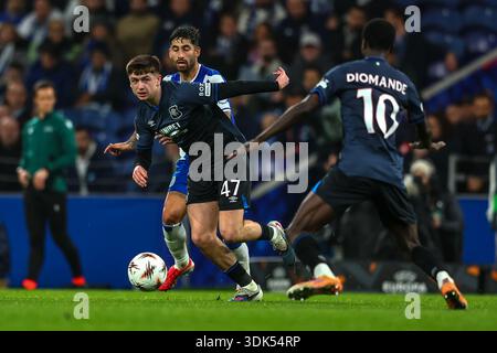 Dragon Stadium, Oporto, Portugal. 29 January, 2026. Pictured left to ...