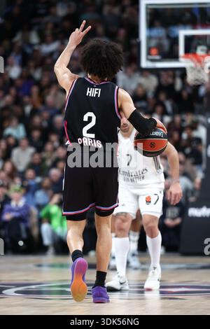 Guard Nadir HIFI (#2 Paris Basket) during the Betclic Elite game Paris ...