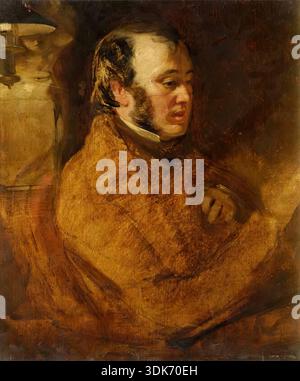 Head of John Phillip, RA, Charles Gow (active 1844 - 1872) 1847 Stock ...