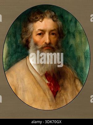 painting by Frederic Leighton, 1st Baron Leighton - Study at a Reading ...