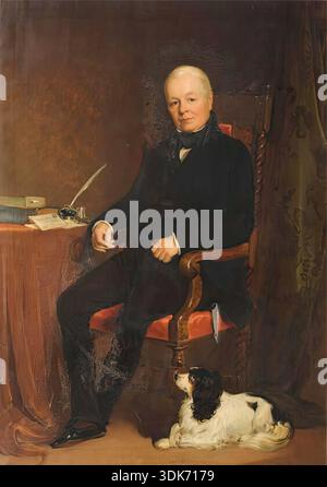 A 19th-century portrait of James Hardie Jr. and his wife, along with ...
