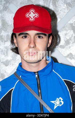 Johnnie Hartman, attends the Warner Music Group Grammy Awards Party in ...
