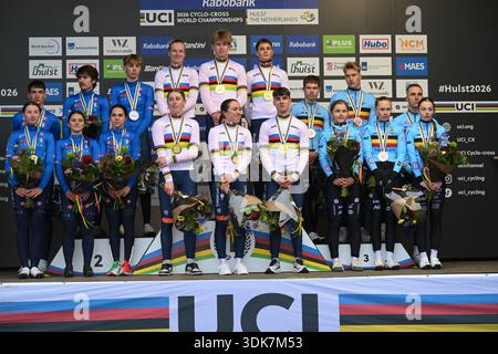 Belgian Zita Peeters, Belgian Fleur Moors, Belgian Niels Vandeputte and ...