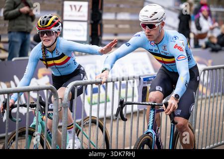 Belgian Zita Peeters pictured during the Team Relay race at the UCI ...