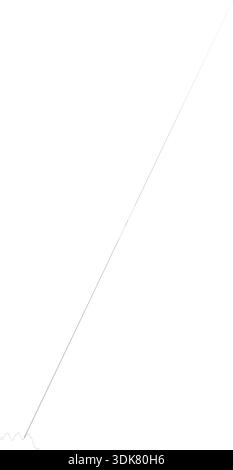 Arrow path line chart displaying wave movement along a data path Stock ...