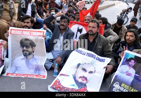 HYDERABAD, PAKISTAN, JAN 30: Activists of Jeay Sindh Tehreek (JST) are ...