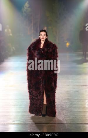 Berlin, Germany, 30st Jan, 2026. Model on runway at Danny Reinke on ...