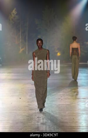 Berlin, Germany, 30st Jan, 2026. Model on runway at Danny Reinke on ...