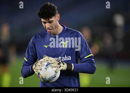 Edoardo Motta of S.S. Lazio warm up prior the match of the 23th ...