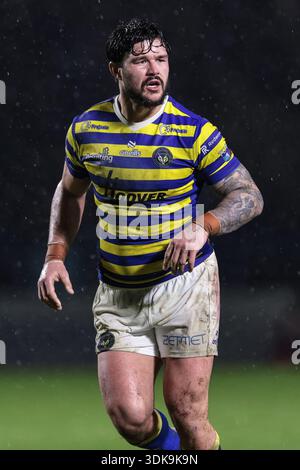James Bentley of Warrington Wolves during the Pre Season match ...
