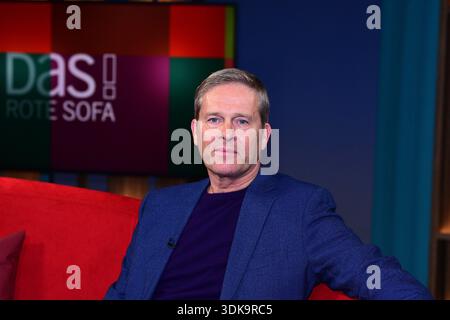 Hinnerk Baumgarten during the „Das Rote Sofa“ tv show at NDR Studios on ...