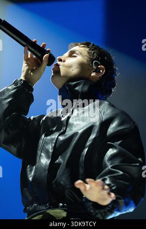 Singer Christian Senra known for Sen Senra during a performance at the ...