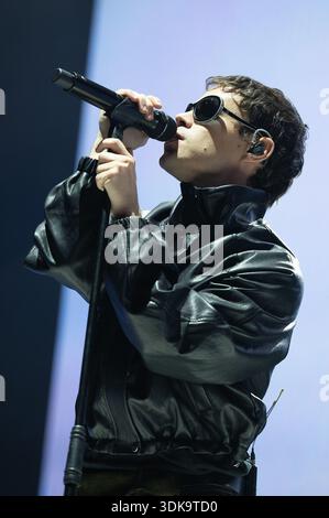 Singer Christian Senra known for Sen Senra during a performance at the ...