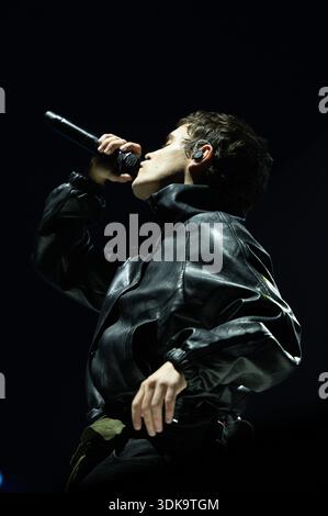 Singer Christian Senra known for Sen Senra during a performance at the ...