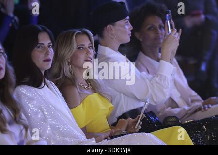 Sylvie Meis at the Marc Cain fashion show during Berlin Fashion Week ...