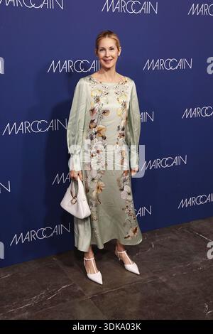 Kelly Rutherford attends the Marc Cain fashion show during Berlin ...