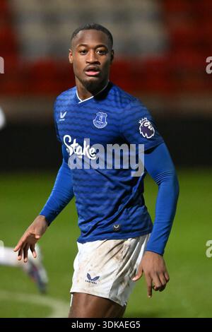 Martin Sherif of Everton U21 during the Premier League 2 match between ...