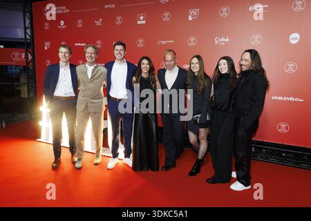Sandra Bekkari (L) pictured during the opening night of the 18th 'Film ...
