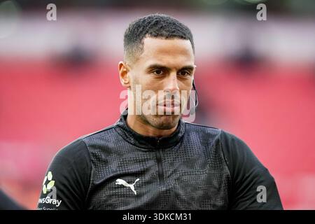 Referee Farai Hallam in the pregame warmup session during the Sky Bet ...