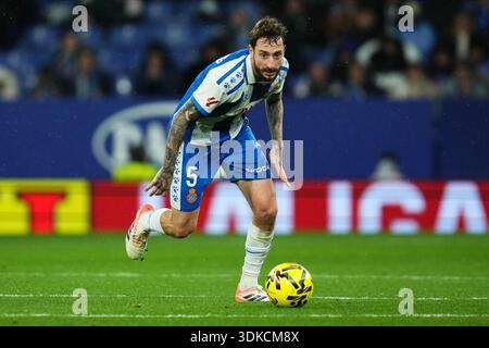 Fernando Calero of RCD Espanyol Stock Photo - Alamy