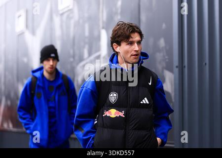 Leeds, England, 31st January 2026. Daniel Farke, Manager of Leeds ...