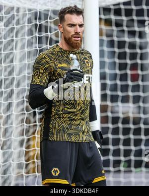 Wolverhampton Wanderers goalkeeper Jose Sa in the pregame warmup ...