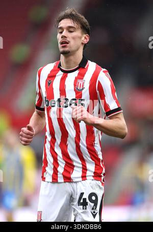 Milan Smit of Stoke City during the Sky Bet Championship match Stoke ...